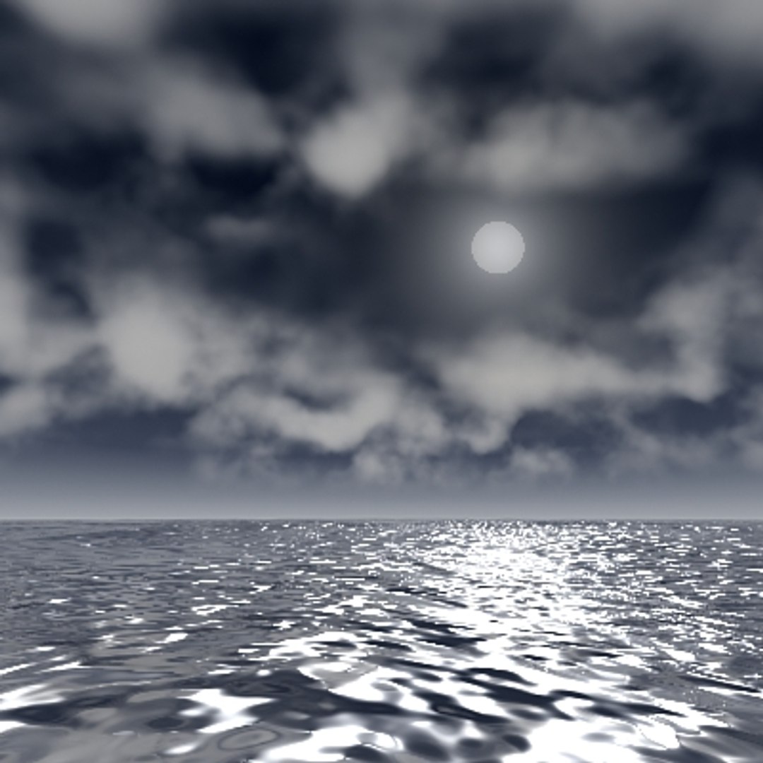 Max Ocean Night Scene