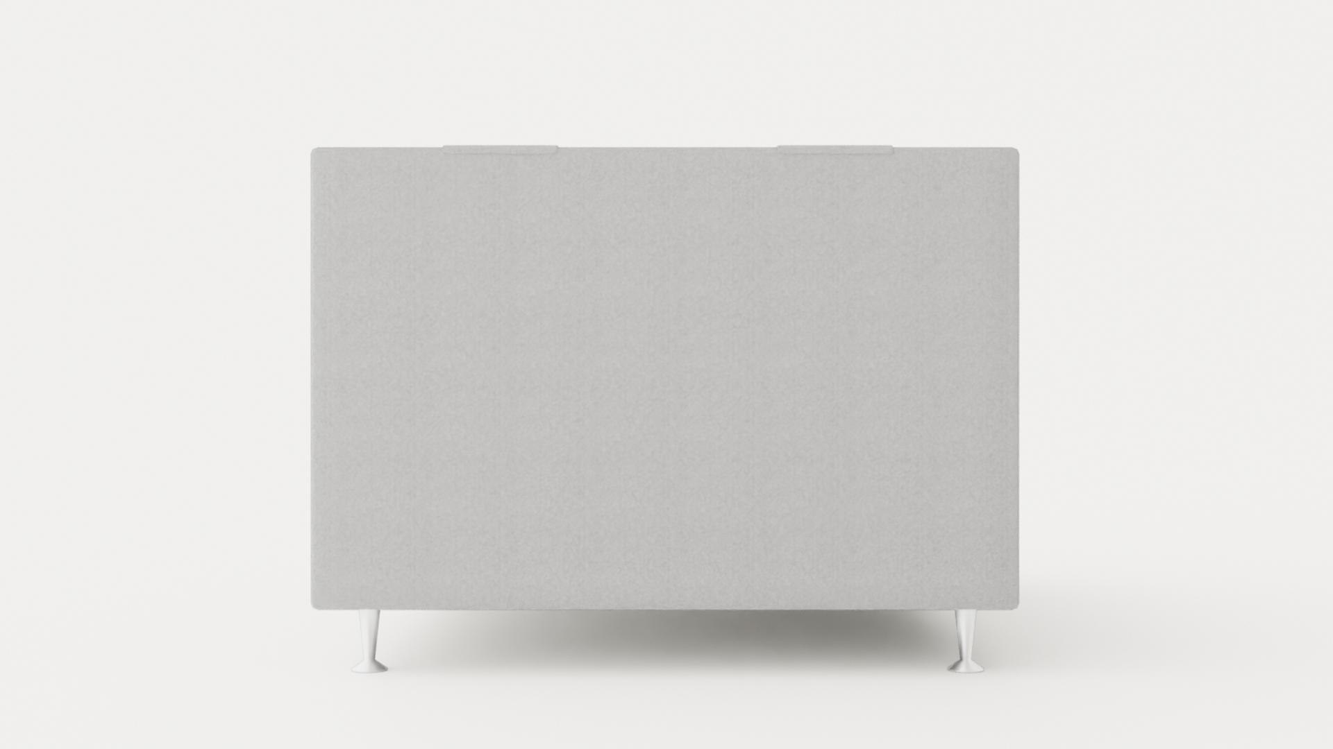 3D Meja Continental Bed 160x200cm Light Gray - TurboSquid 2232832