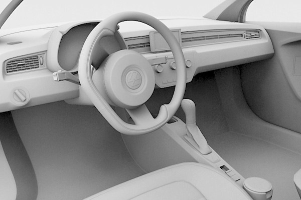 3ds max volkswagen xl1 concept car