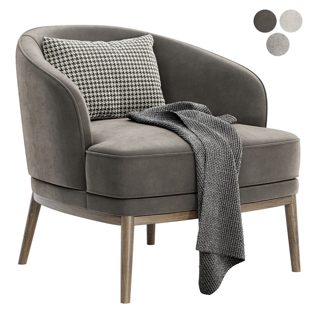 3D Model Ruth Armchair By Domkapa - TurboSquid 2154984