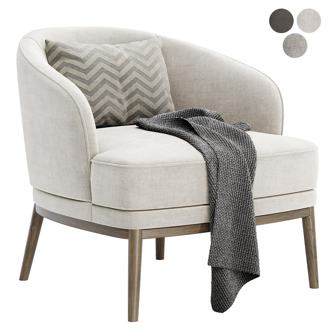 3D Model Ruth Armchair By Domkapa - TurboSquid 2154984