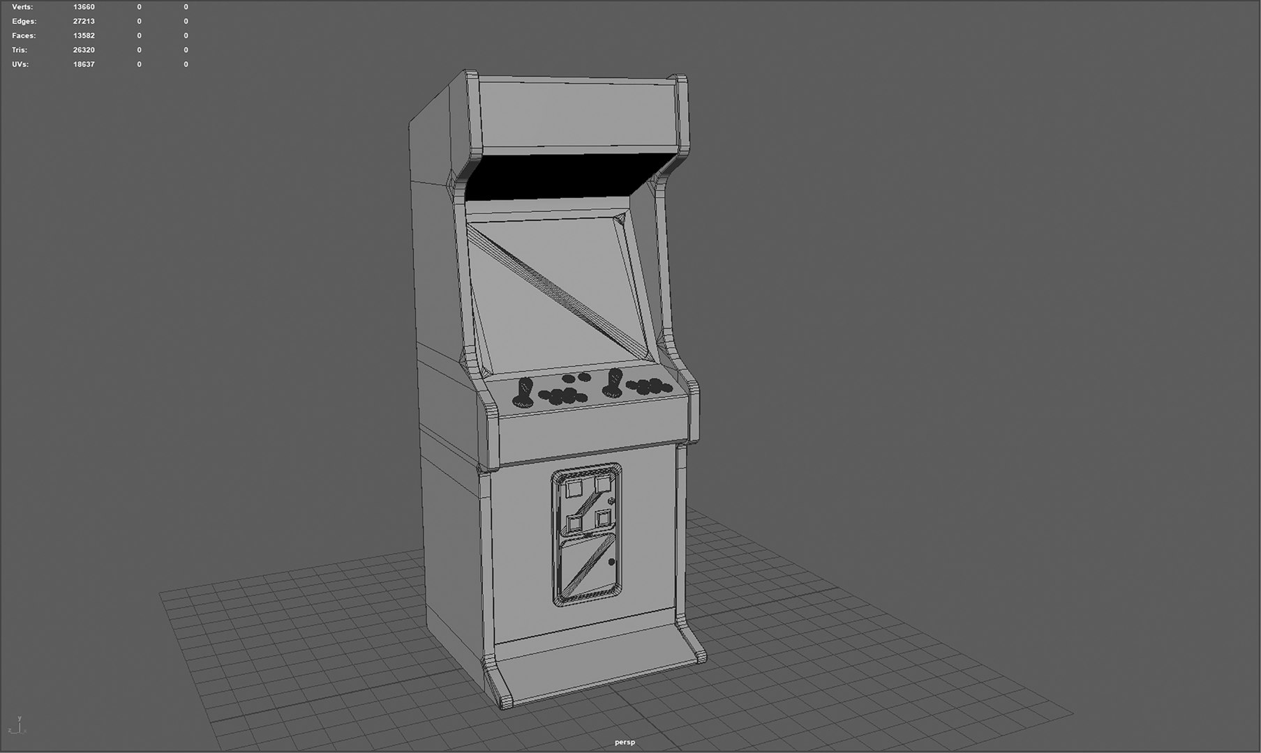 Arcade Machine 3D - TurboSquid 1698737