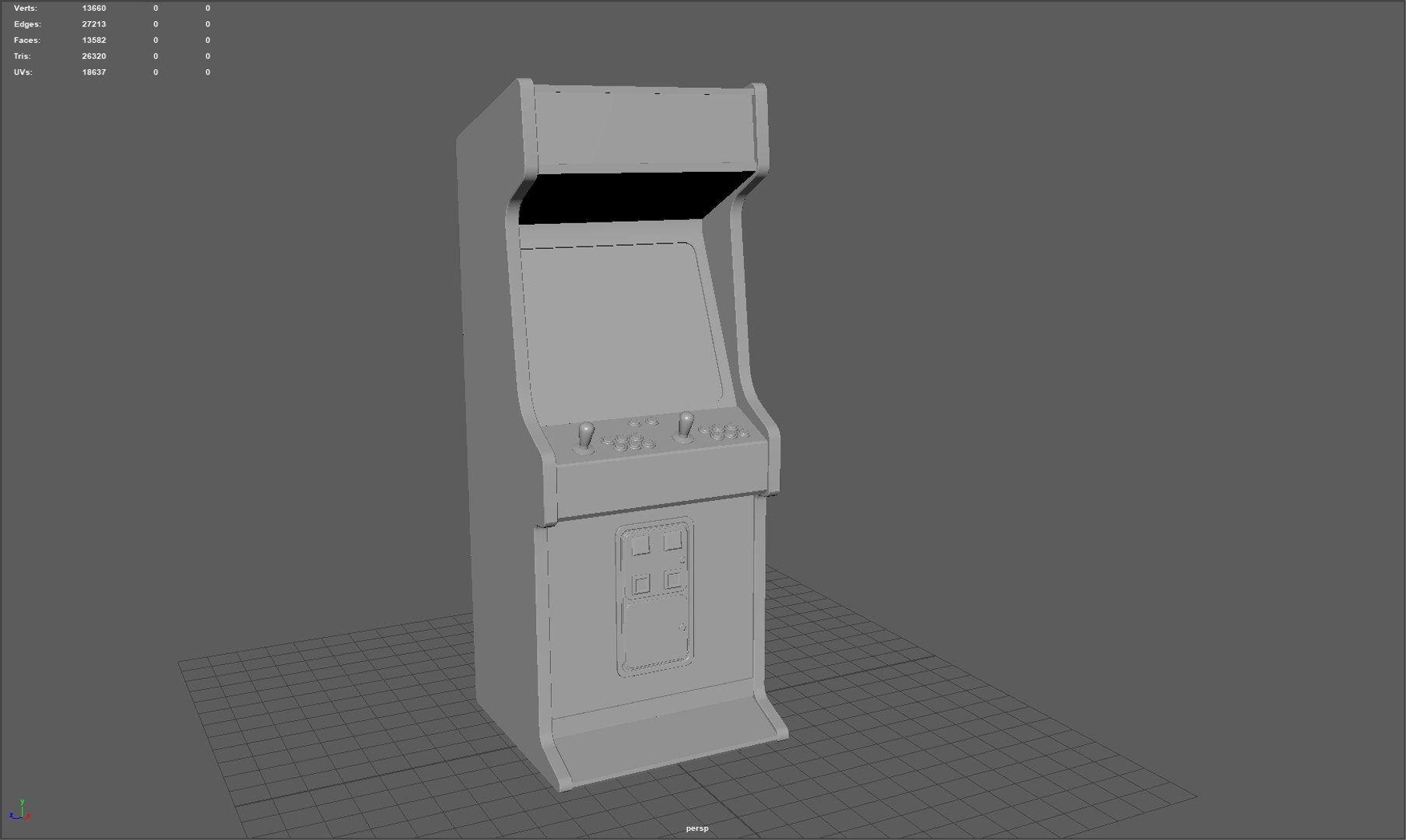 Arcade Machine 3D - TurboSquid 1698737