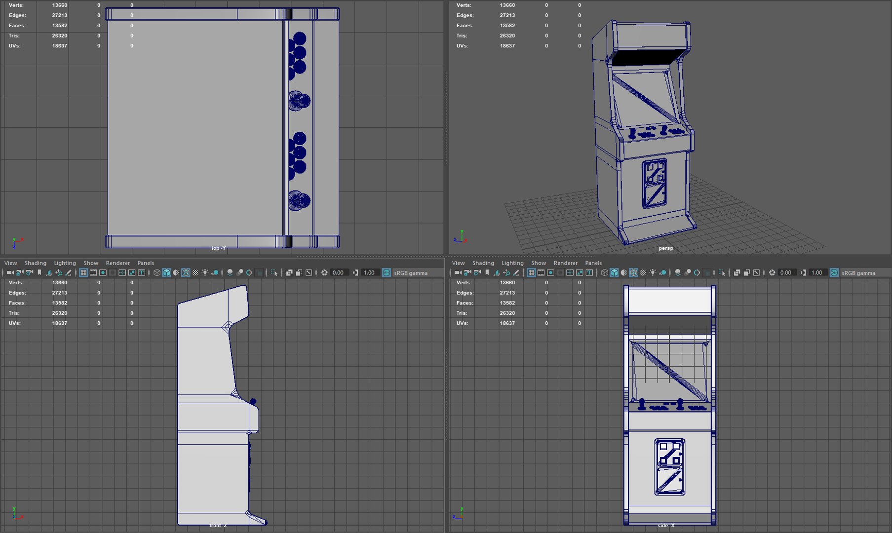 Arcade Machine 3D - TurboSquid 1698737