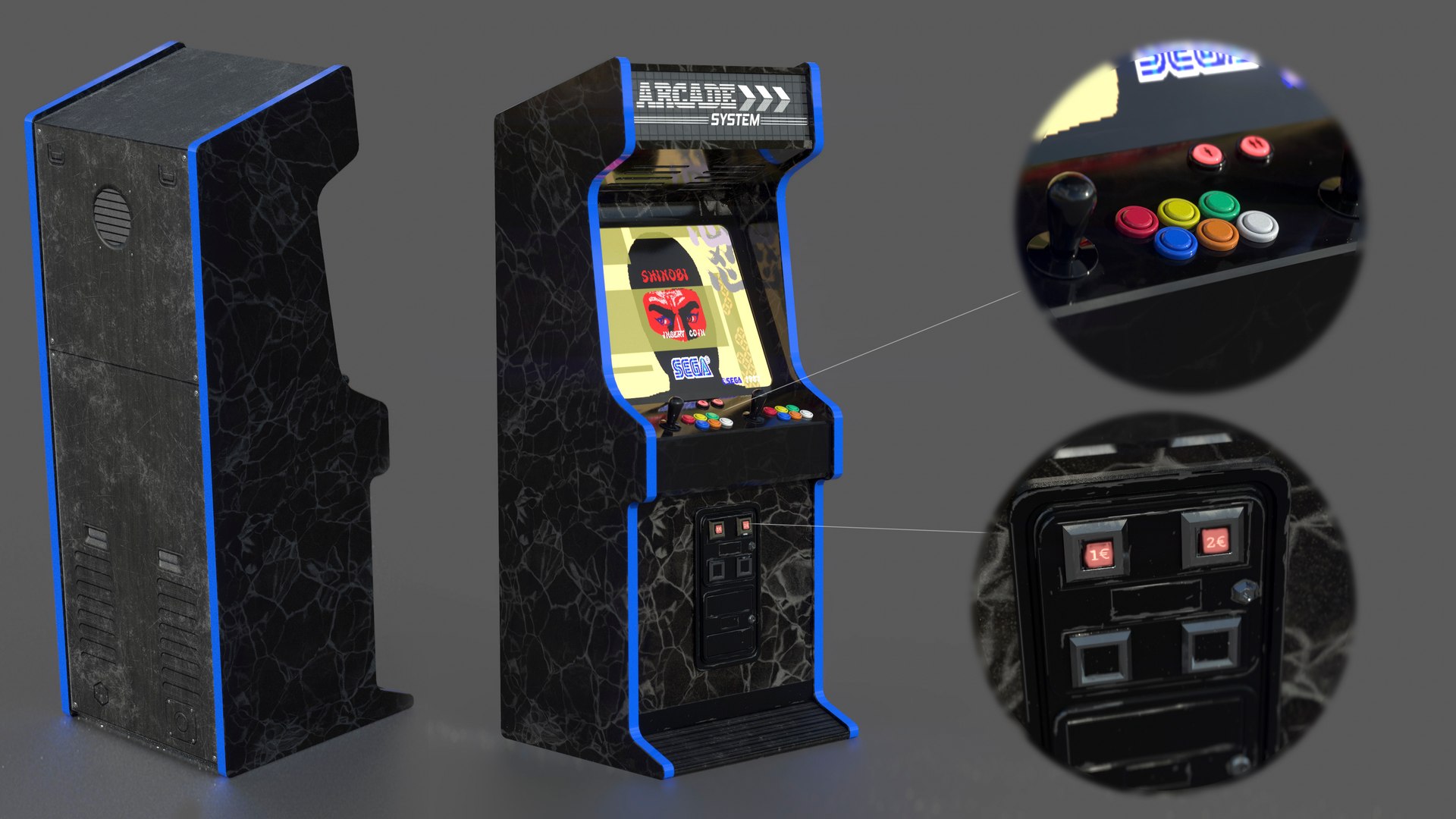 Arcade Machine 3D - TurboSquid 1698737