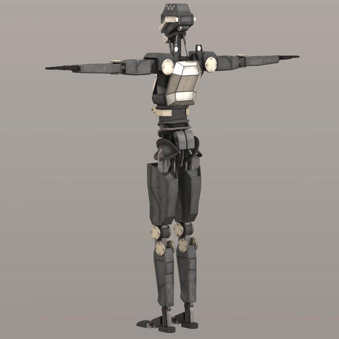 3D soldier android robot - TurboSquid 1218302