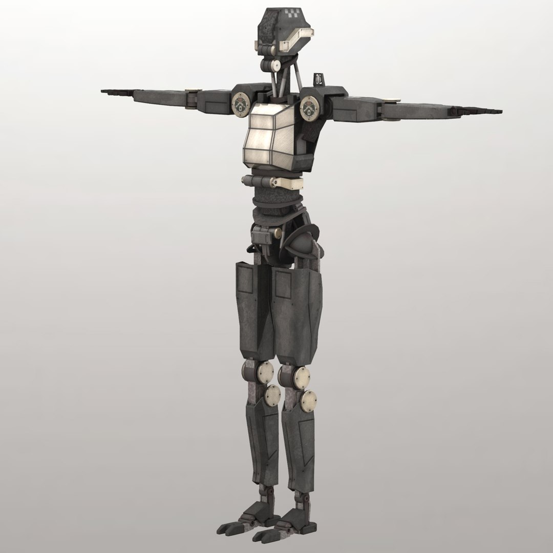3D soldier android robot - TurboSquid 1218302