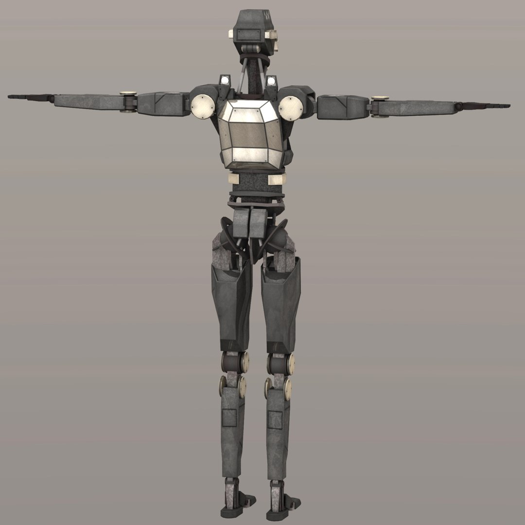 3D soldier android robot - TurboSquid 1218302