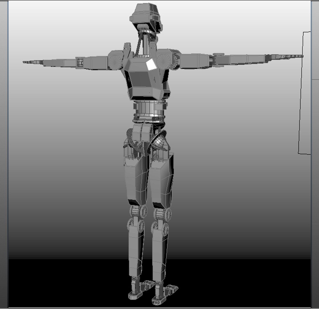 3D soldier android robot - TurboSquid 1218302