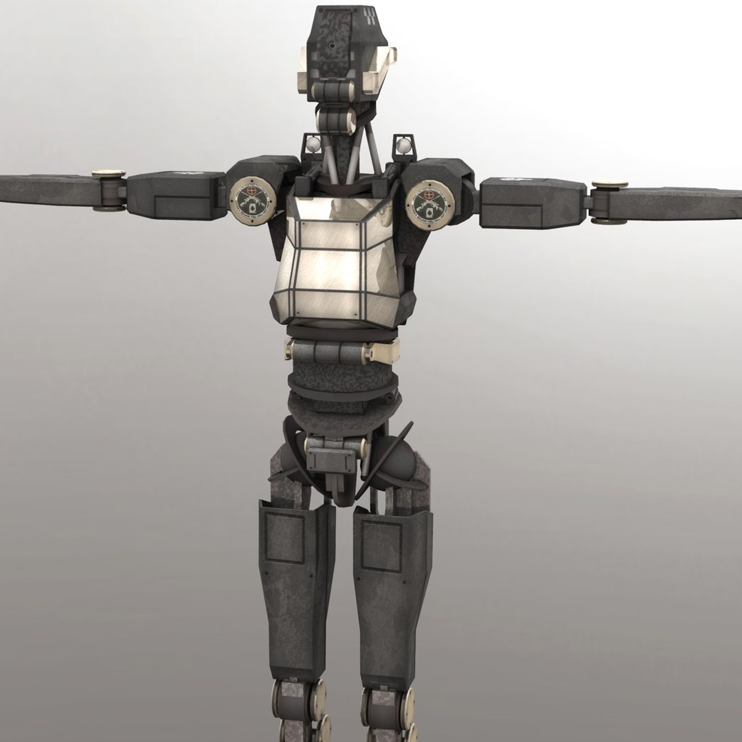 3D soldier android robot - TurboSquid 1218302
