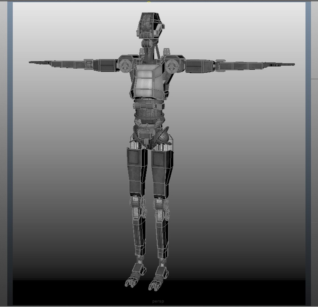 3D soldier android robot - TurboSquid 1218302