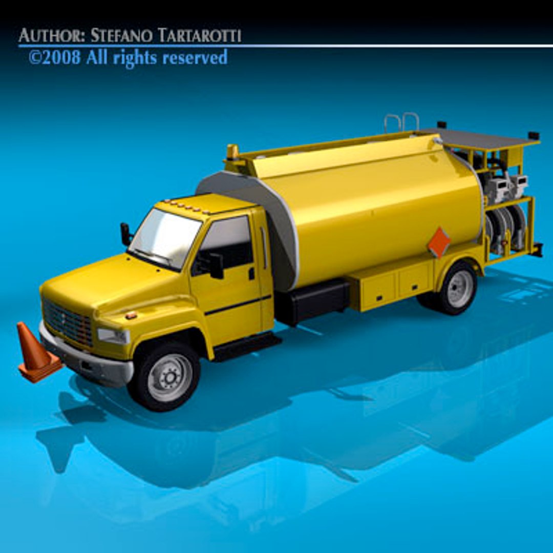 Aviation Fuel Truck 3d C4d