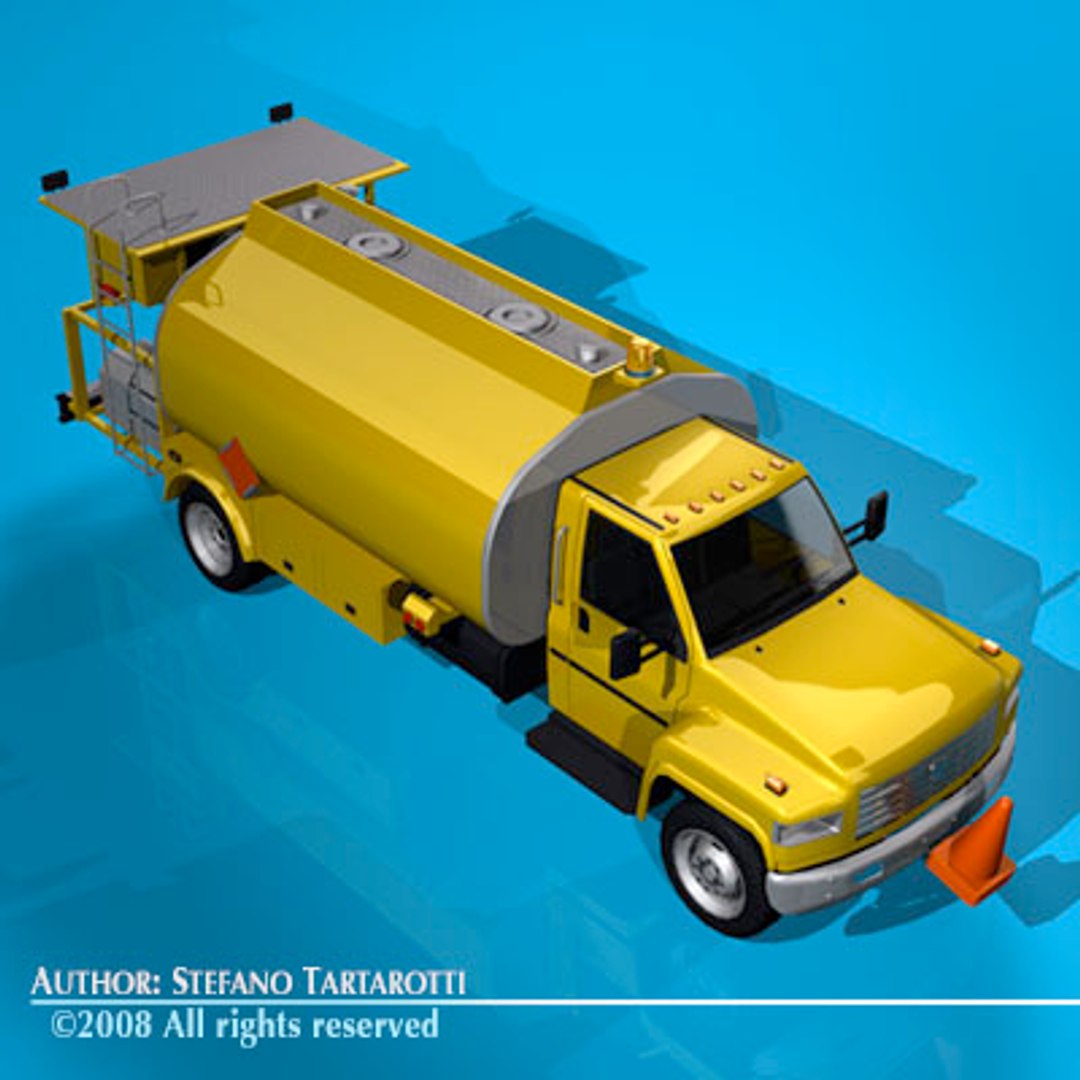 Aviation Fuel Truck 3d C4d
