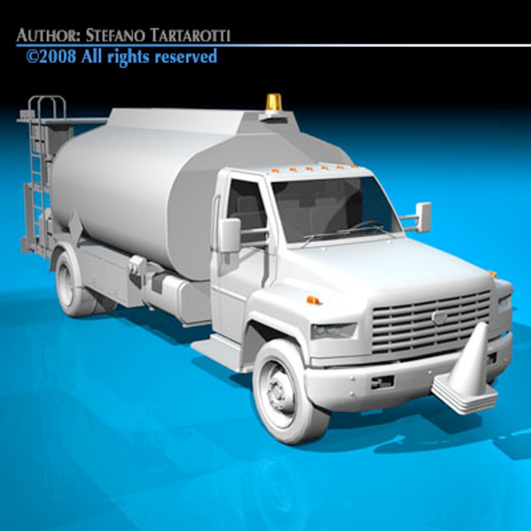 Aviation Fuel Truck 3d C4d