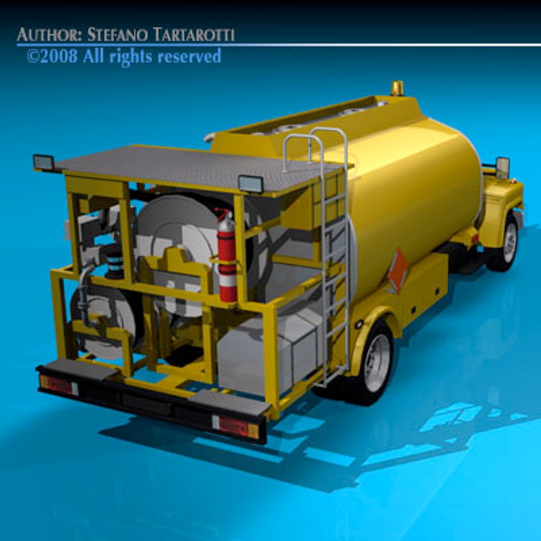 Aviation Fuel Truck 3d C4d