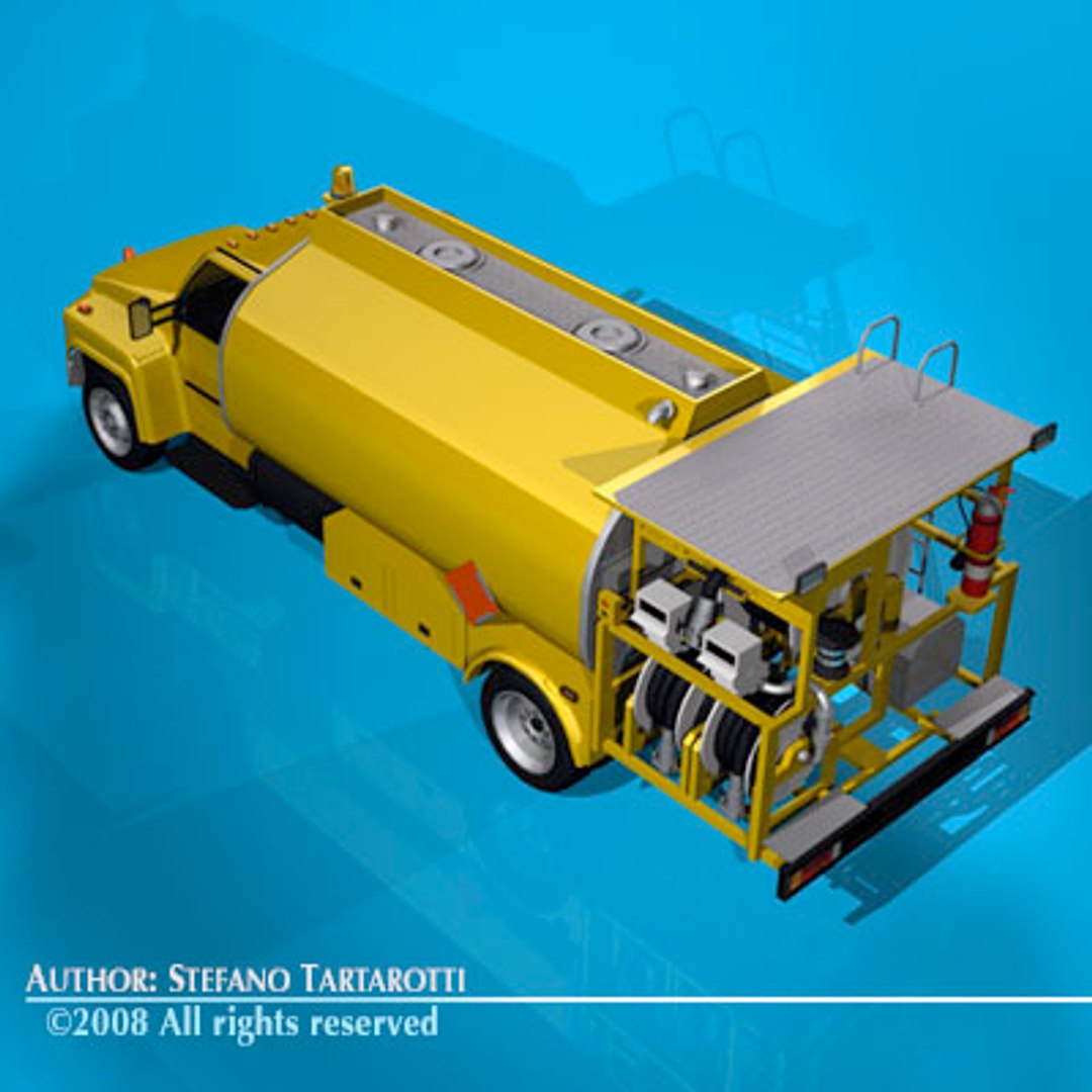 Aviation Fuel Truck 3d C4d