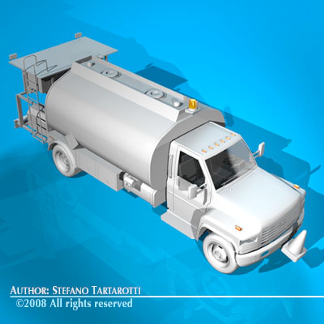 Aviation Fuel Truck 3d C4d