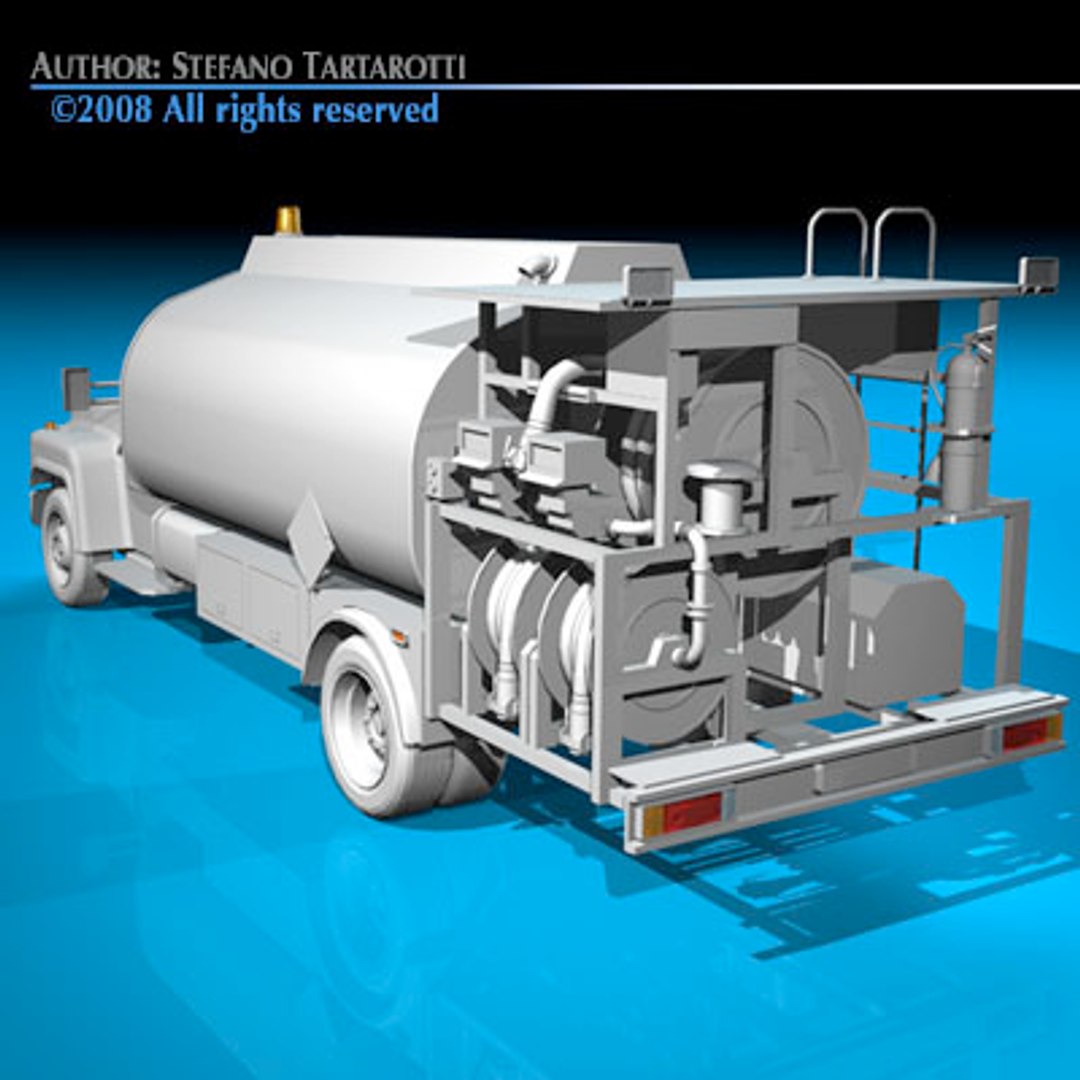Aviation Fuel Truck 3d C4d