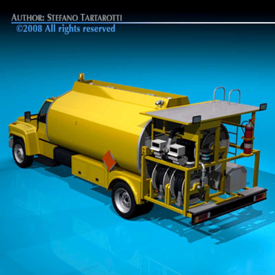 Aviation Fuel Truck 3d C4d