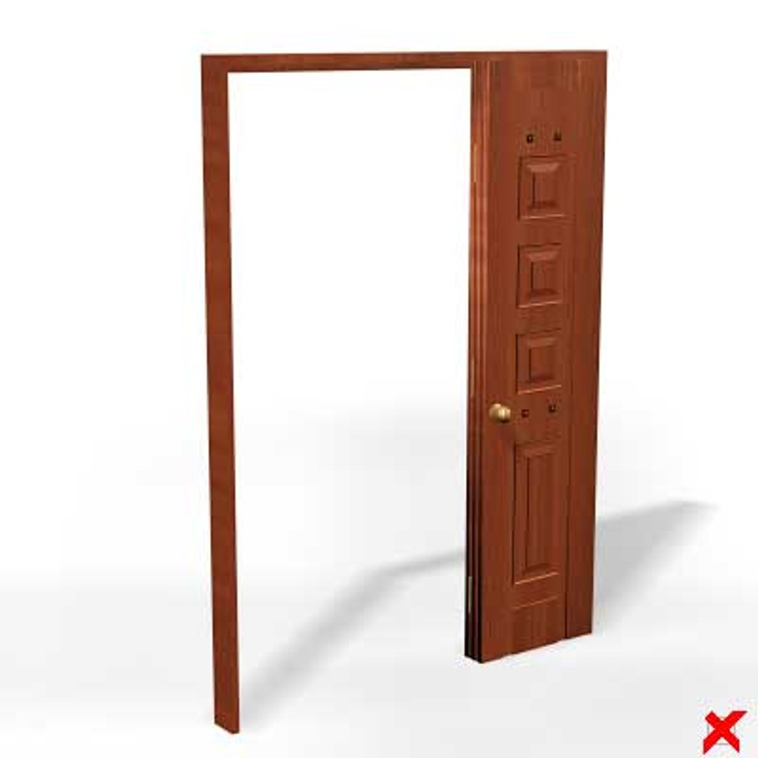 3ds max door