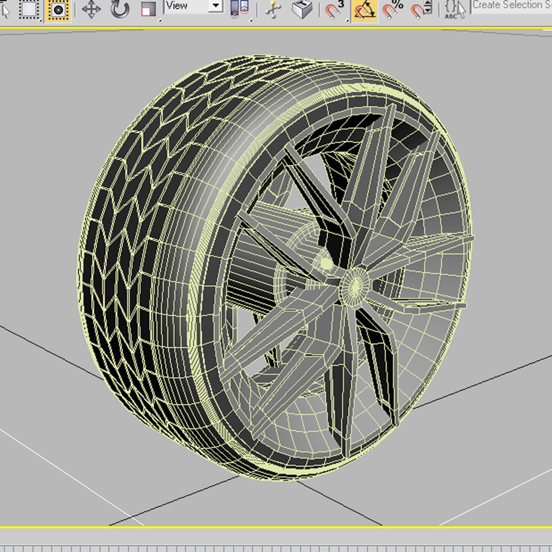 Car Rim Tire 3D Model - TurboSquid 2012490