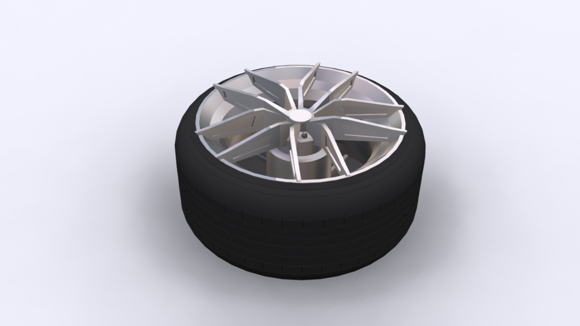 Car Rim Tire 3D Model - TurboSquid 2012490