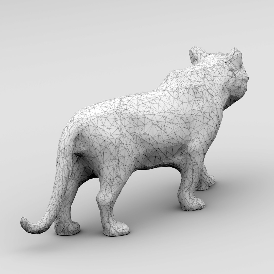3d Bengal Tiger Model