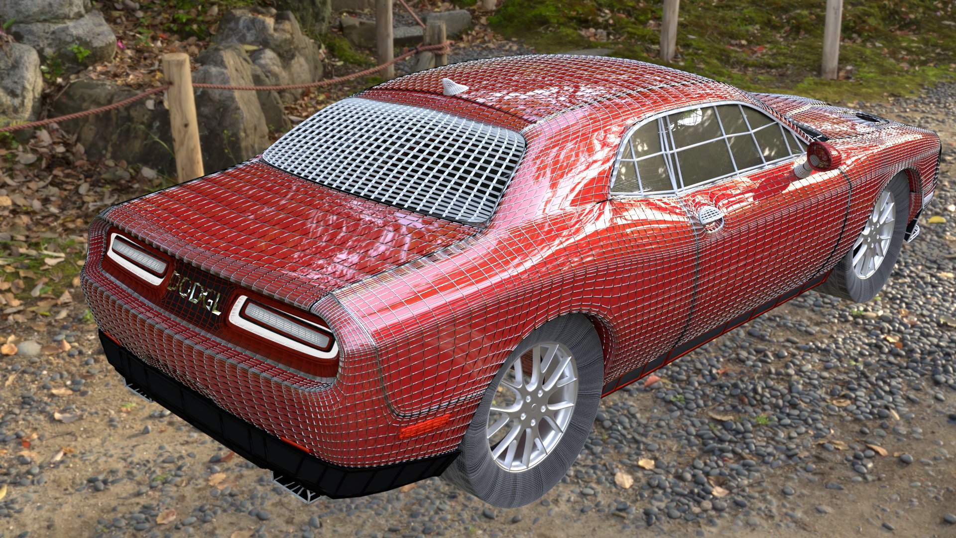 3D Dodge Challenger Car - TurboSquid 1405948