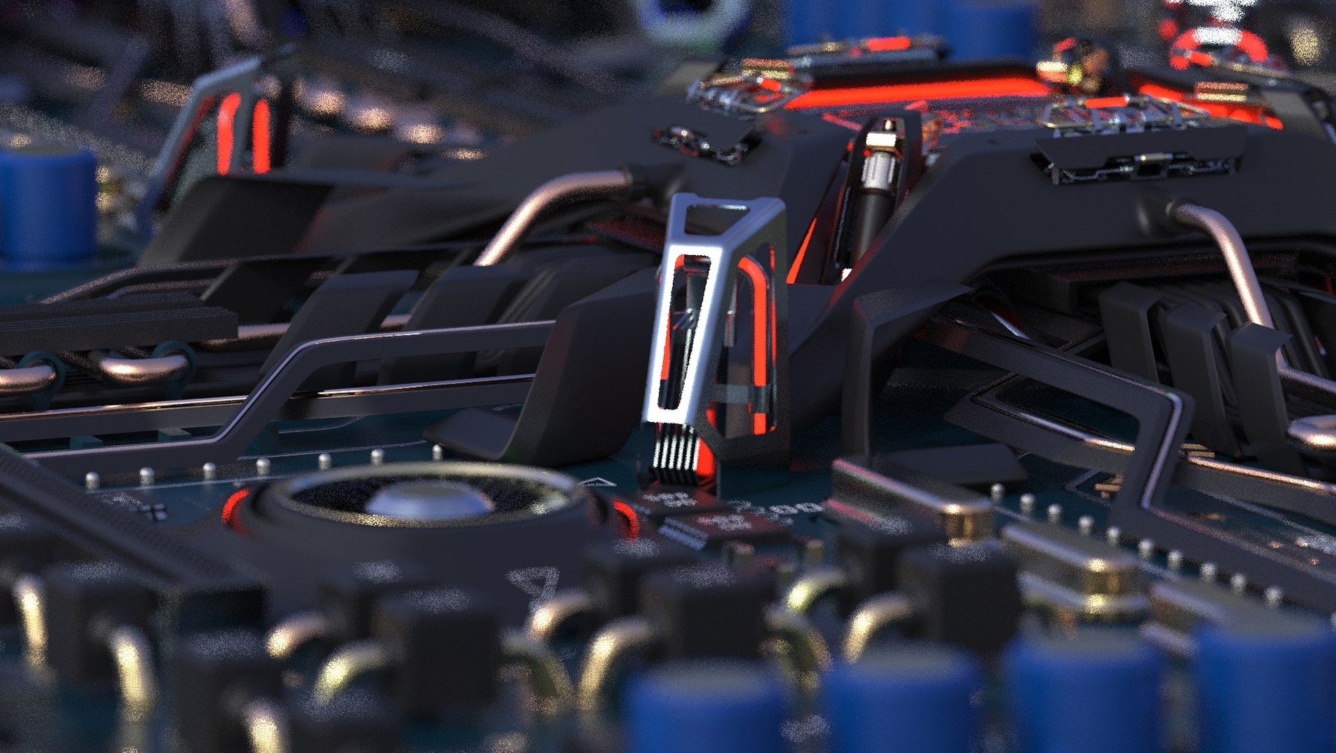 3D Cpu Motherboard Model - TurboSquid 1372698