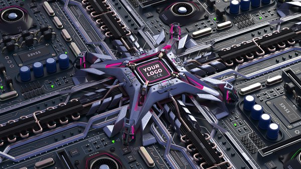 3D cpu motherboard model - TurboSquid 1372698