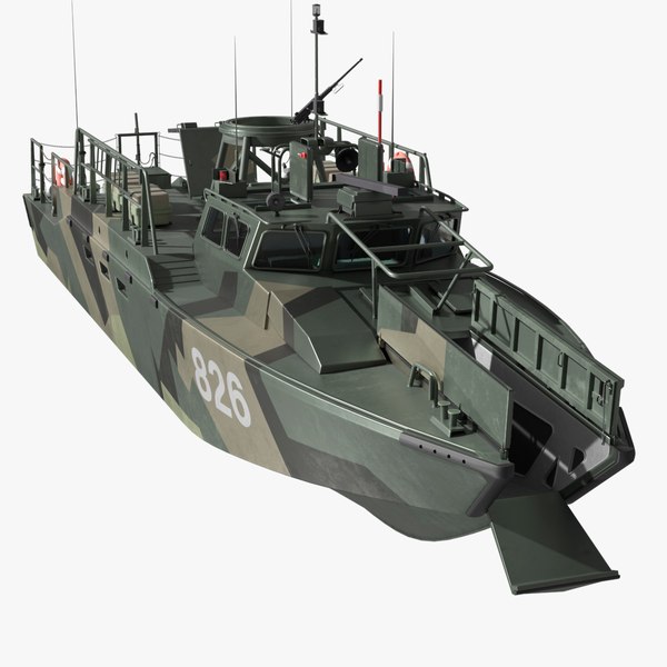 3D модель Шведский военный скоростной десантный катер класса CB90 ...