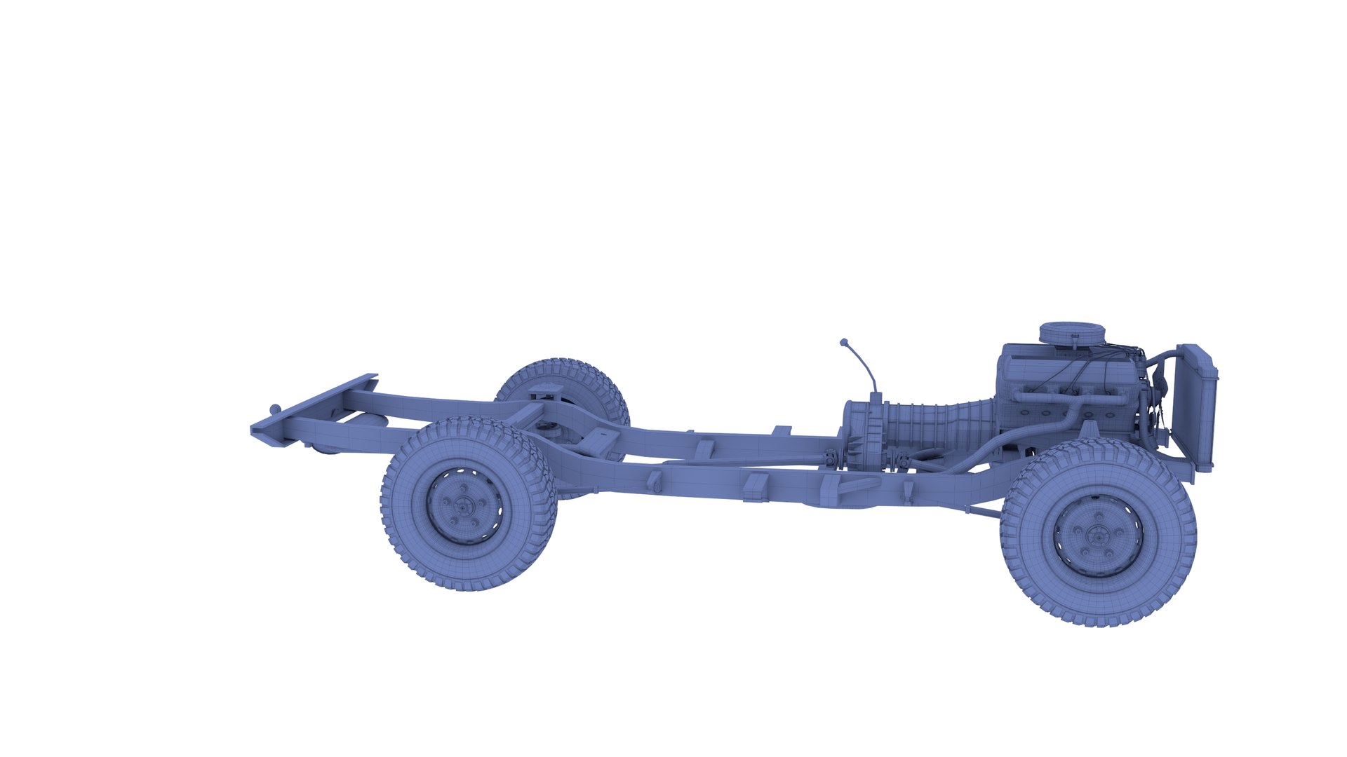 Rover range chassis 3D model - TurboSquid 1501130