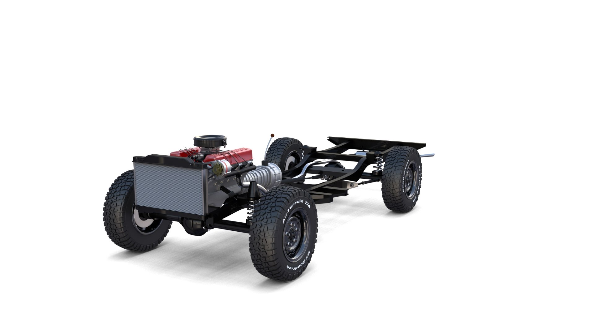 Rover range chassis 3D model - TurboSquid 1501130