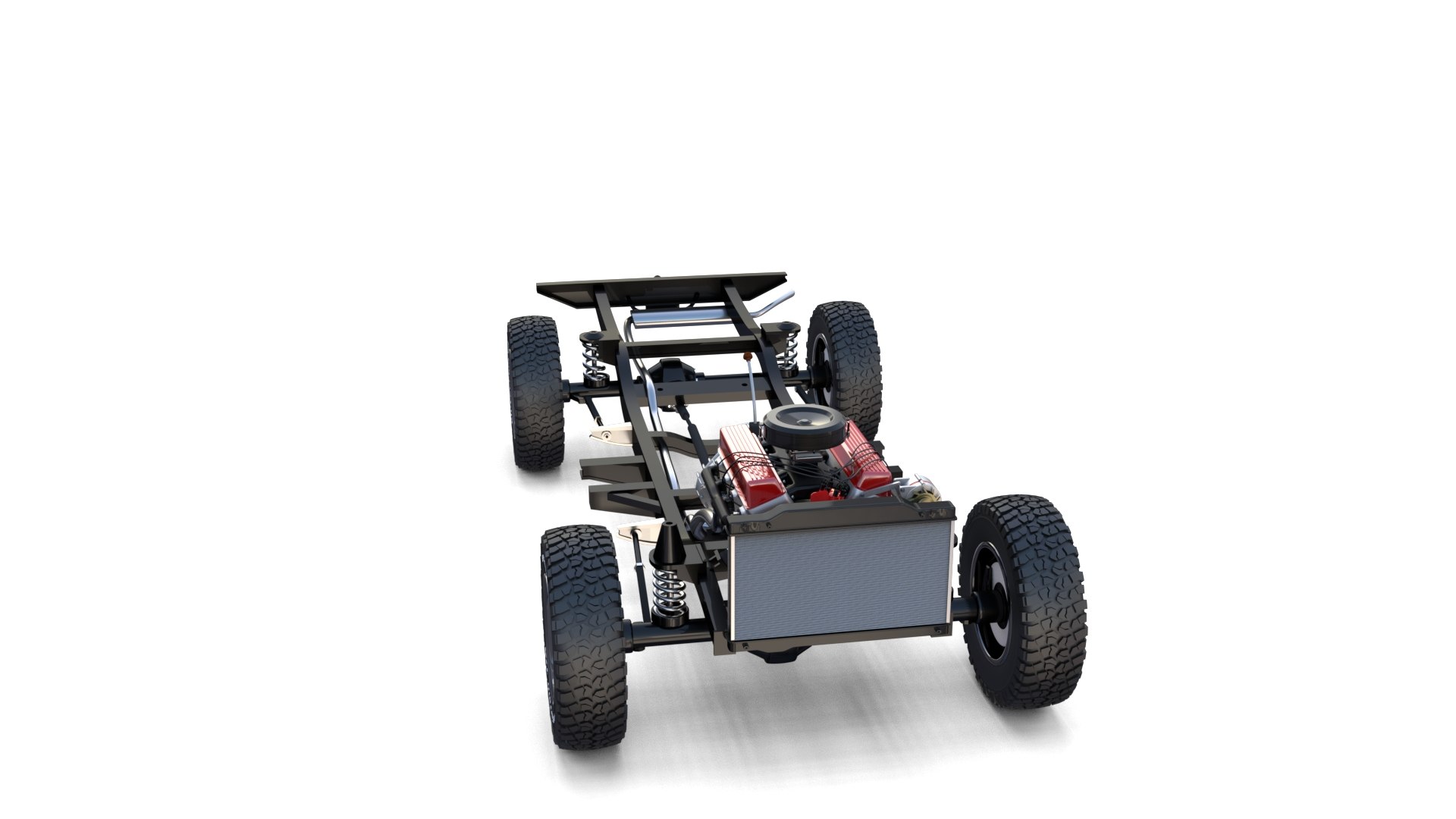 Rover range chassis 3D model - TurboSquid 1501130