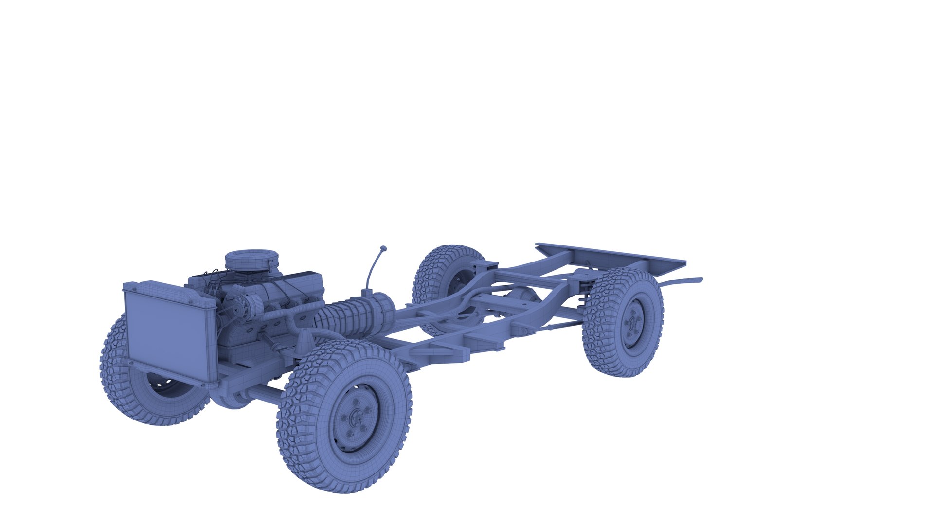 Rover range chassis 3D model - TurboSquid 1501130