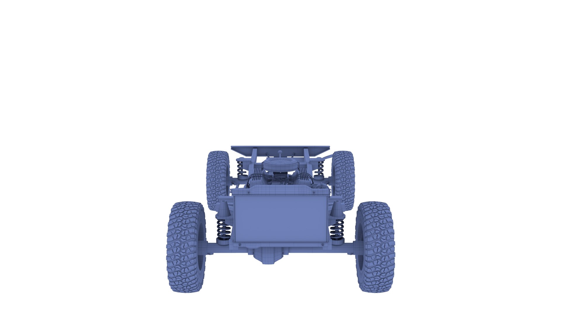 Rover range chassis 3D model - TurboSquid 1501130