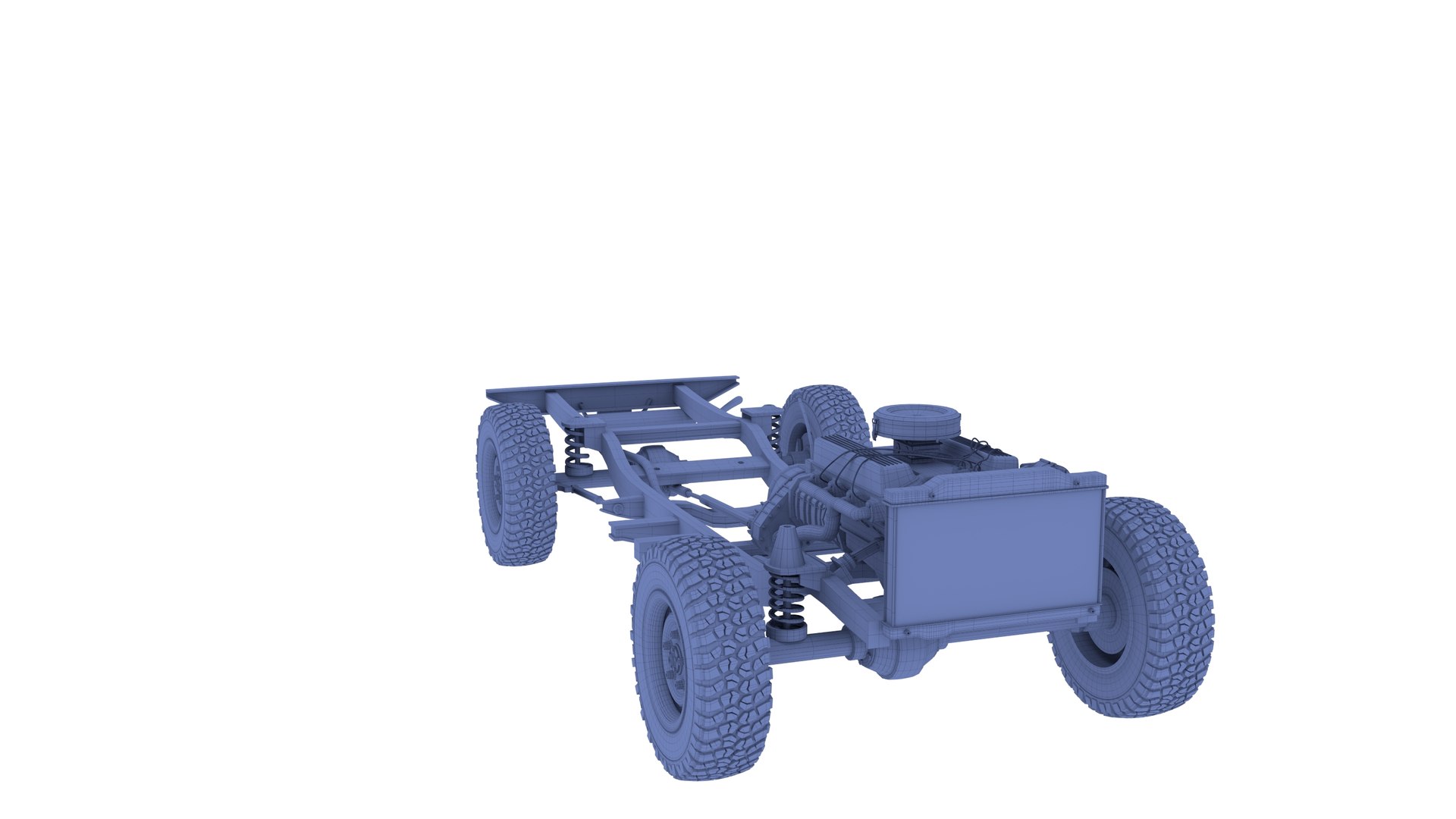 Rover range chassis 3D model - TurboSquid 1501130