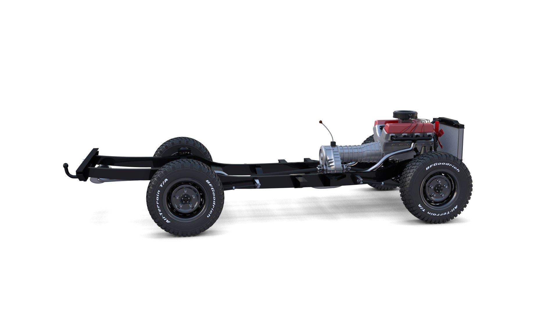 Rover range chassis 3D model - TurboSquid 1501130
