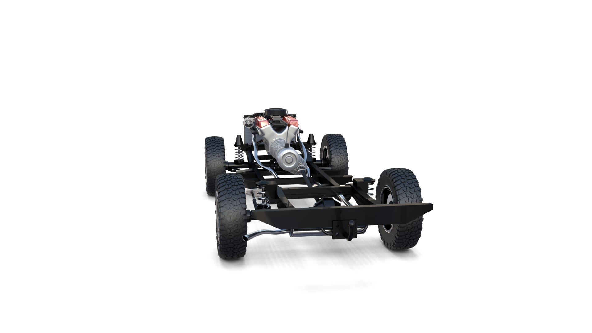 Rover range chassis 3D model - TurboSquid 1501130