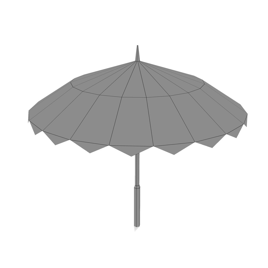 Umbrella 3D Model - TurboSquid 1951466