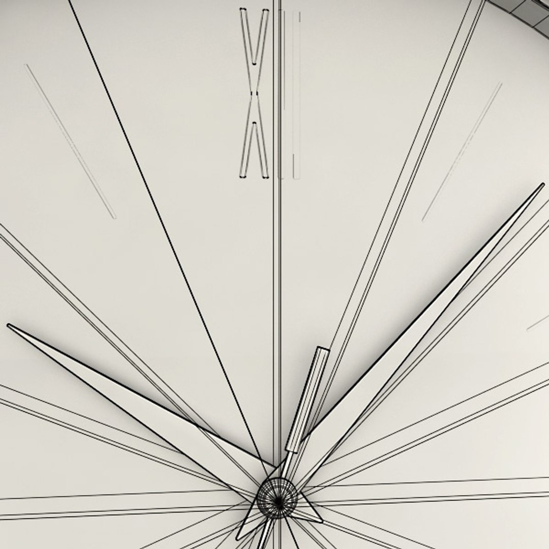 3d Analog Wall Clock Model