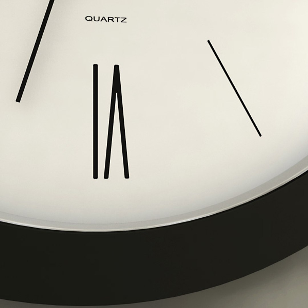 3d Analog Wall Clock Model