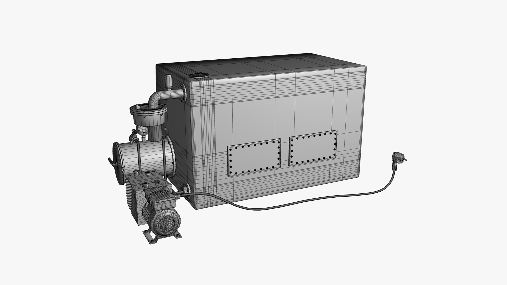 Vacuum glove box acrylic 3D - TurboSquid 1550067