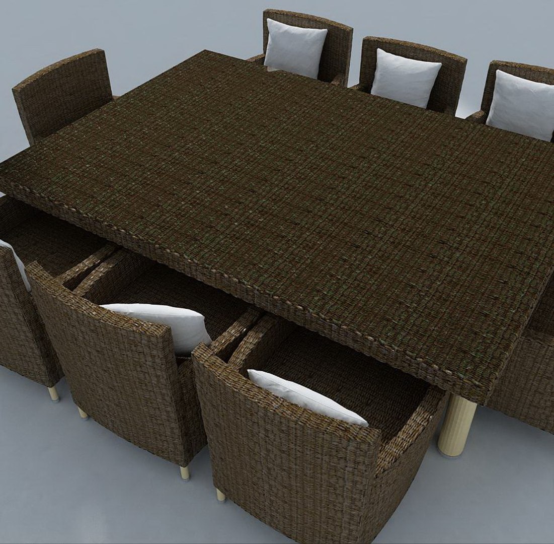 rattan 02 3d model