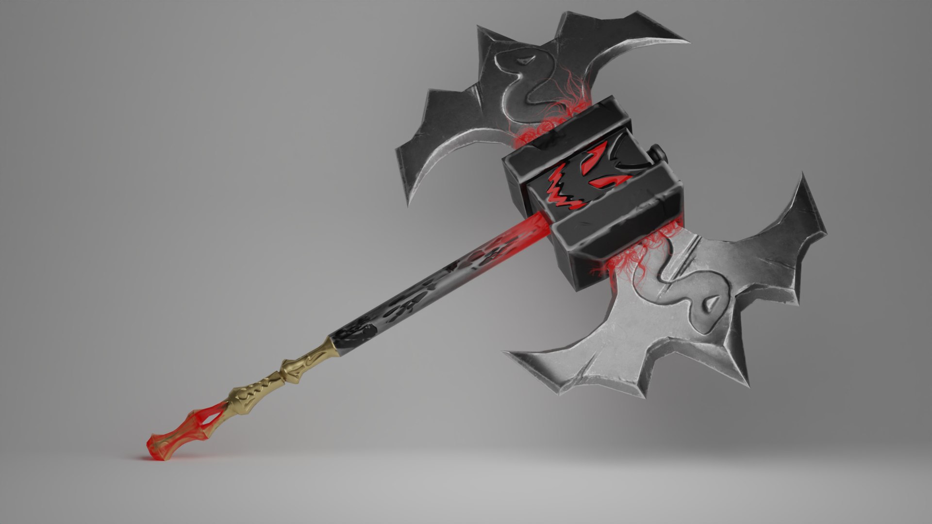 Evilish axe 3D model - TurboSquid 2177227