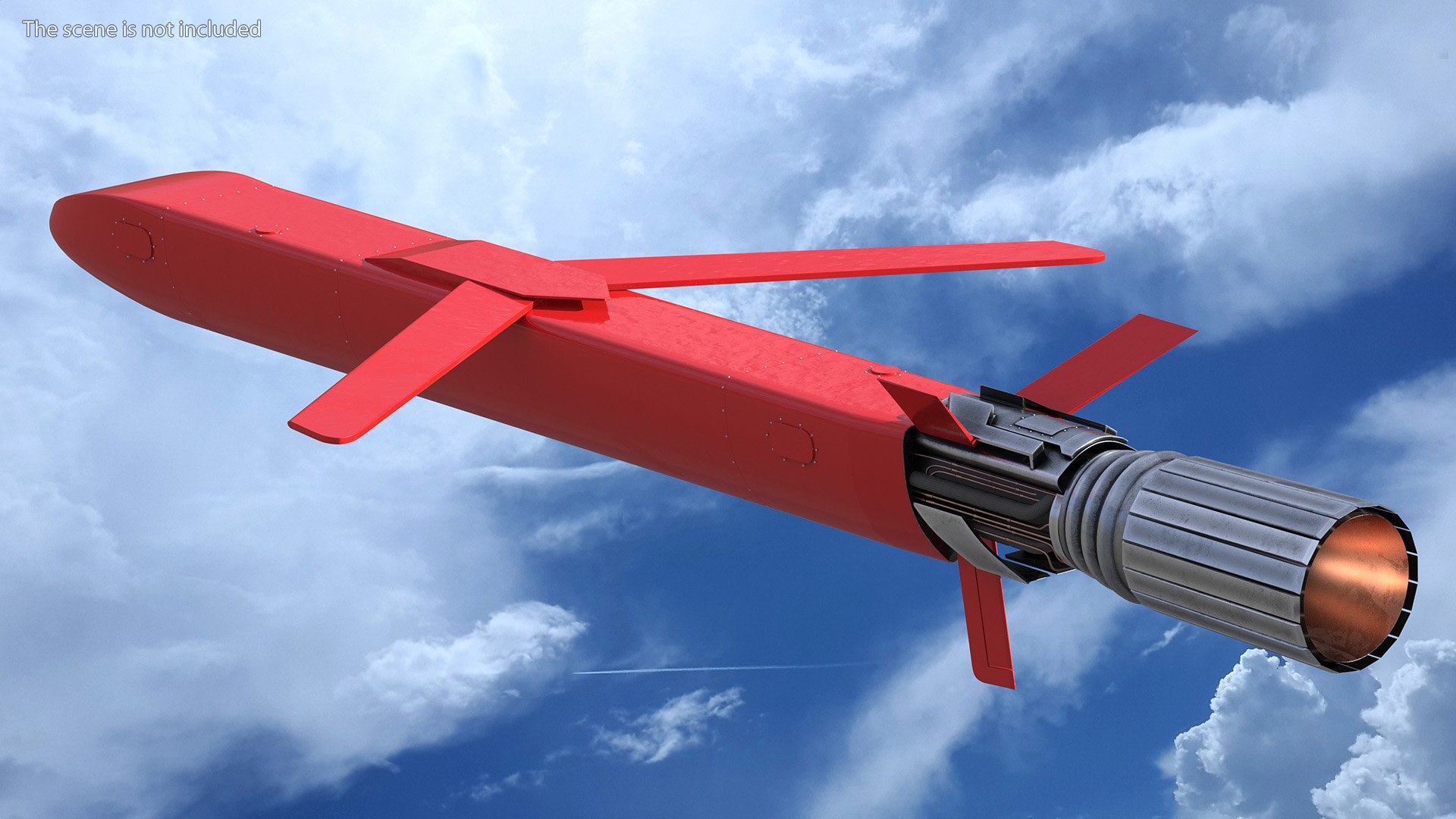 3D Nuclear Cruise Missile Burevestnik 9M730 SSC-X-9 Skyfall ...