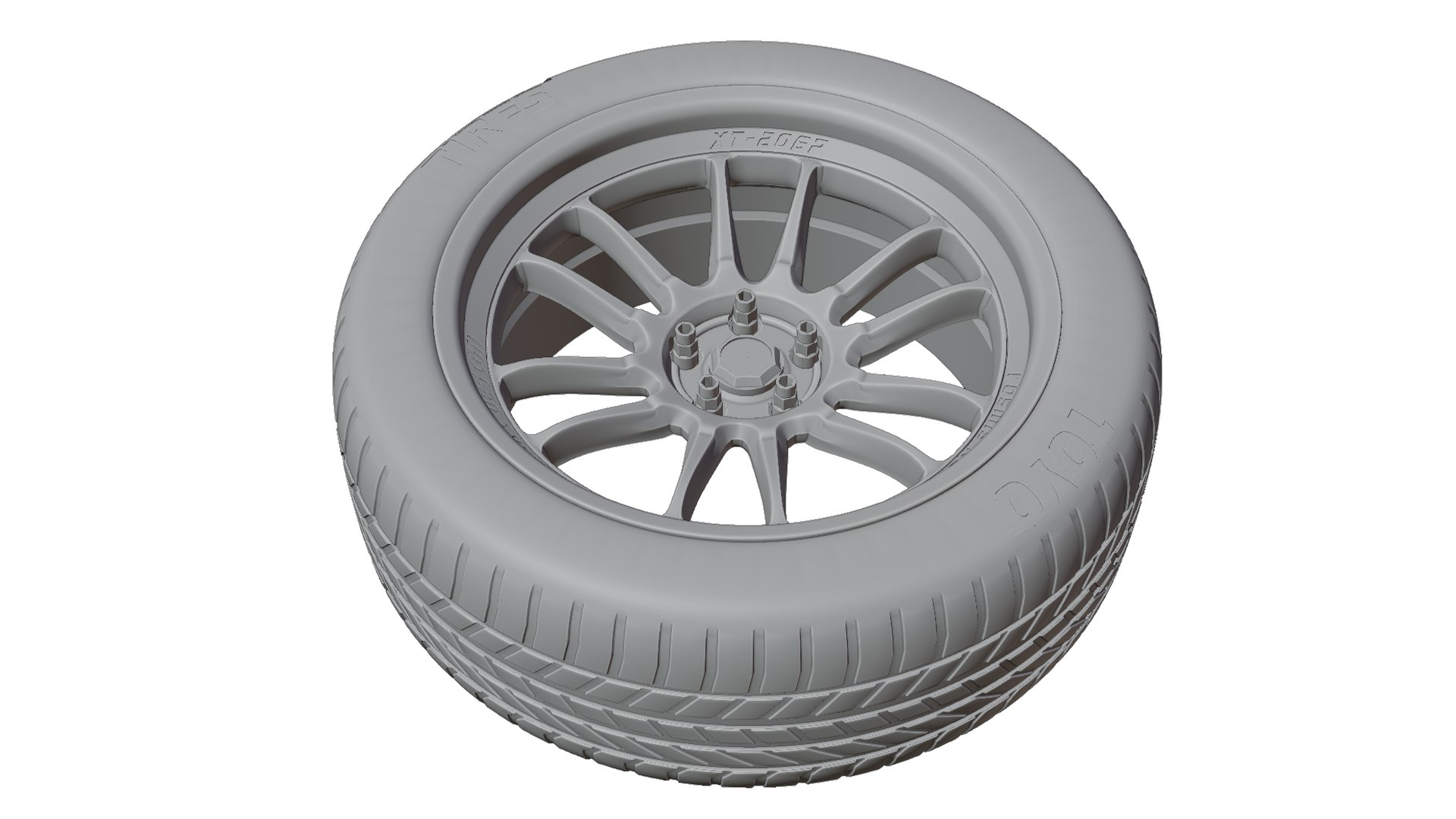 Cosmis Racing XT206R With Toyo Tires 3D - TurboSquid 1989973