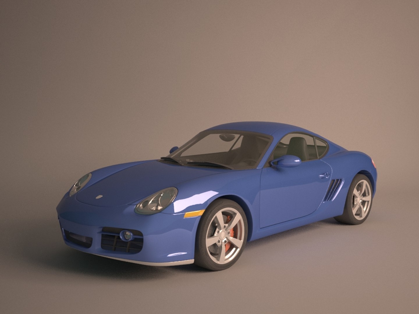 3d Model Of Porsche Cayman S