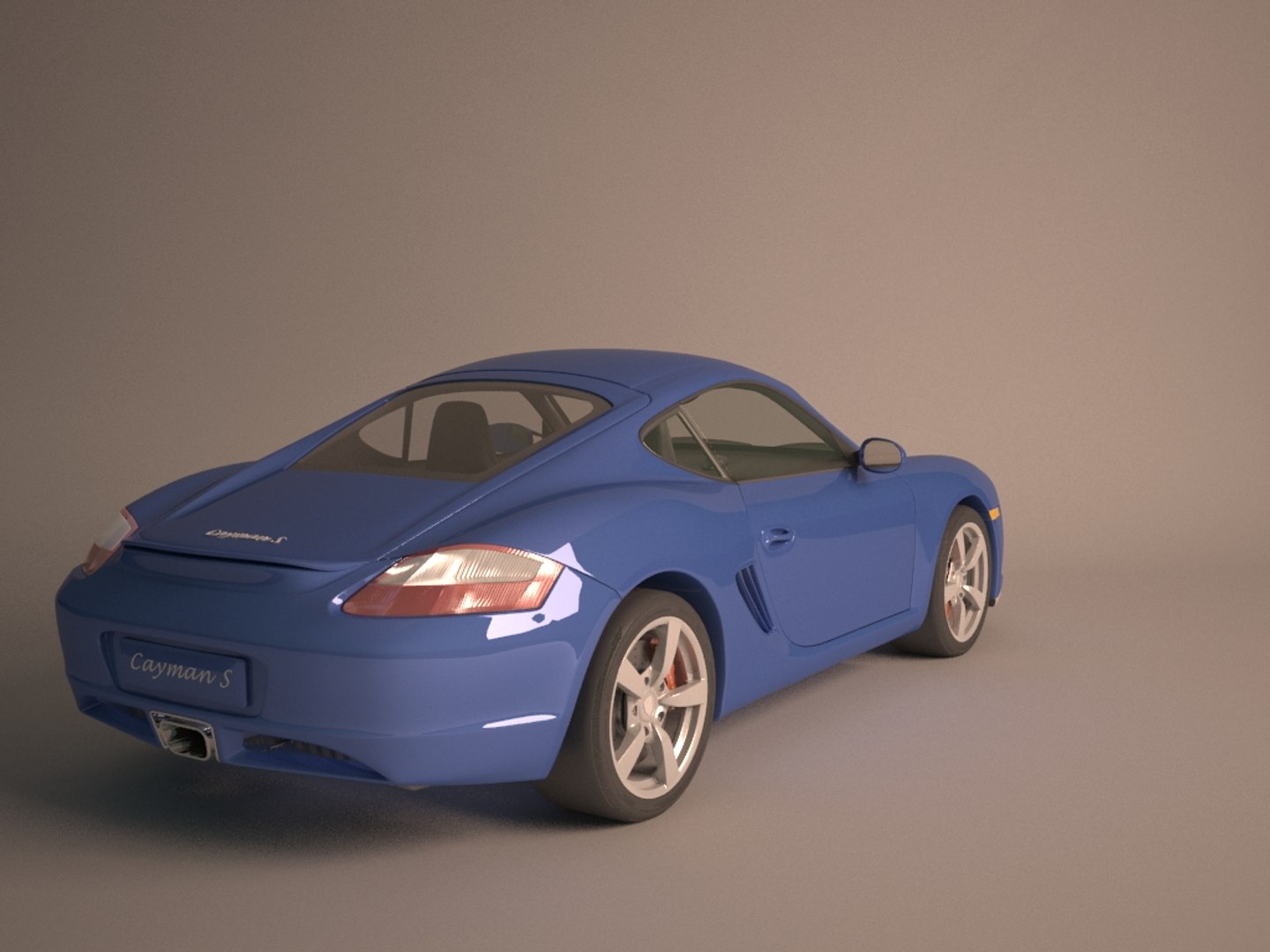 3d Model Of Porsche Cayman S
