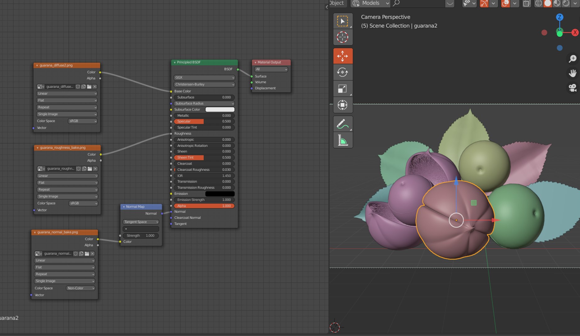3D Model Fruit Guarana - TurboSquid 1686977